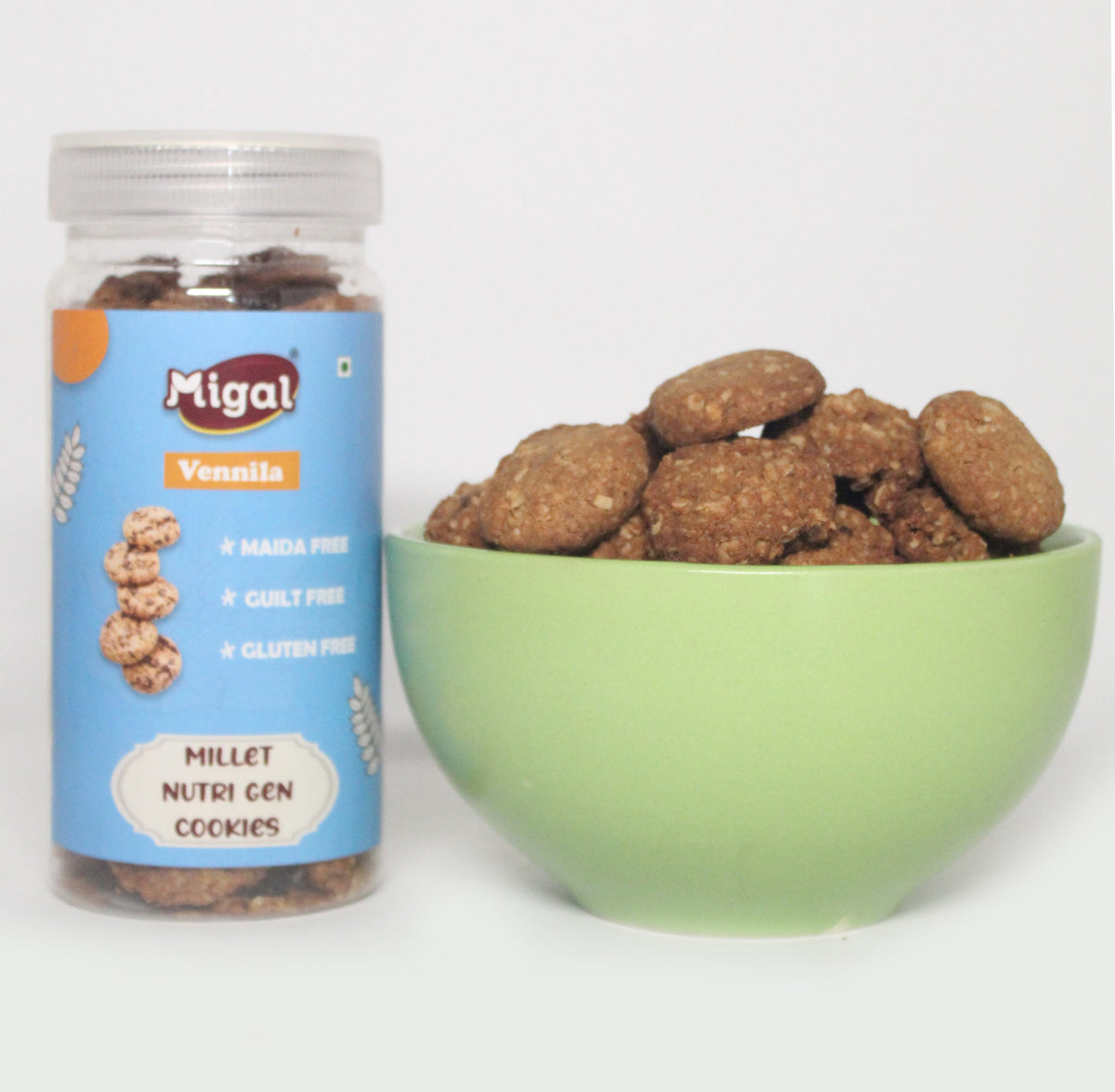Millet Nutri gen Cookies Combo pack - 560gm – Migal Foods